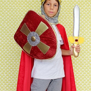 Knight Shield for Kids, Kids Knight Shield, Kids Crusader Shield, Kids ...