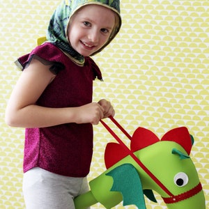 Stick Dragon Toy, Stick Horse Dragon, Stick Dinosaur to Play, Dragon to ...