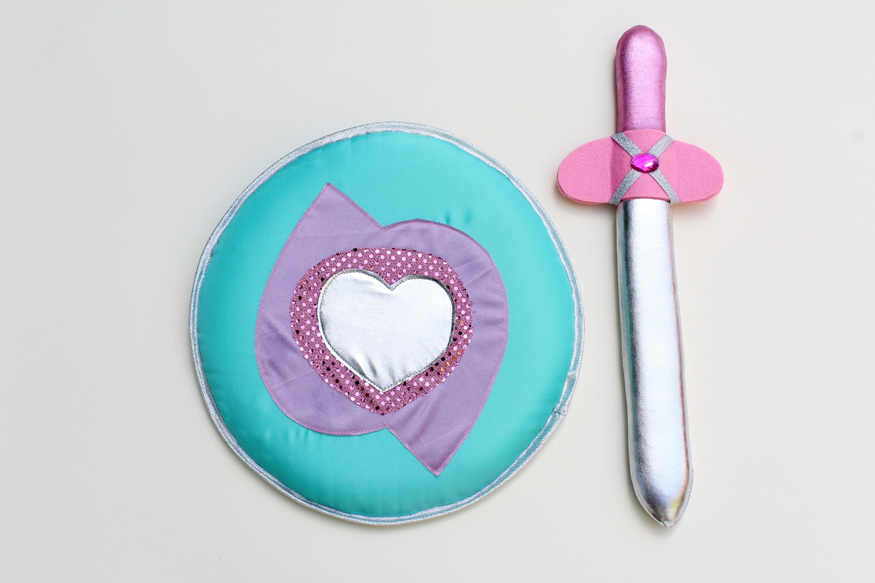 Sword and Shield for Girls Princess Knight Foam Sword and | Etsy