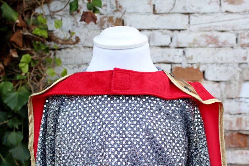 Kids Knight Costume Kids Chainmail With Cape and Sword - Etsy