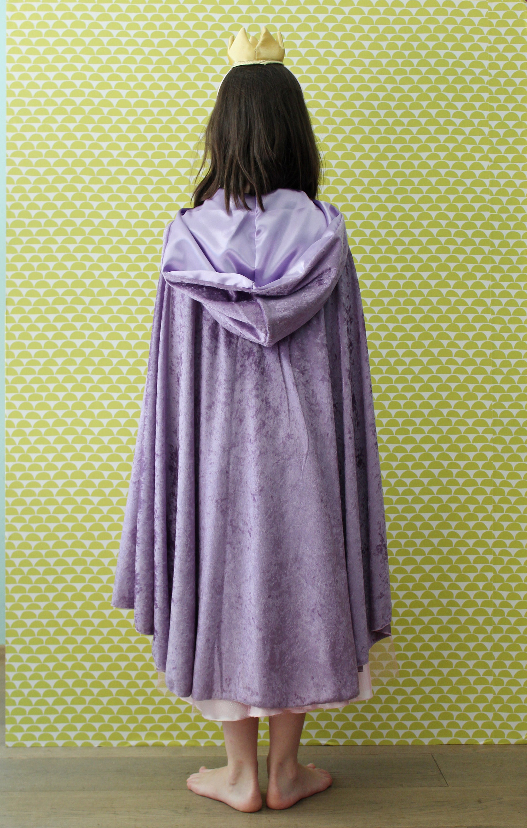 Girl Cape, Princess Cape for Girls, Dress up Cape for Kids, Girl Hood ...