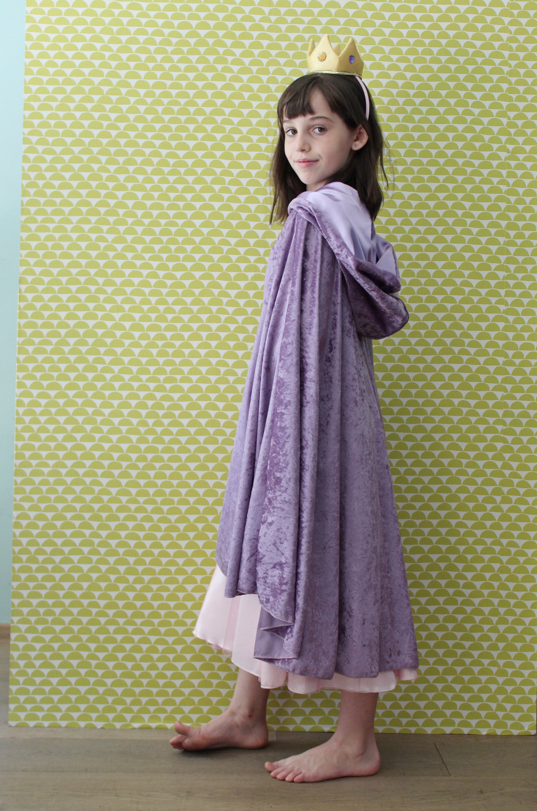 Girl Cape, Princess Cape for Girls, Dress up Cape for Kids, Girl Hood ...