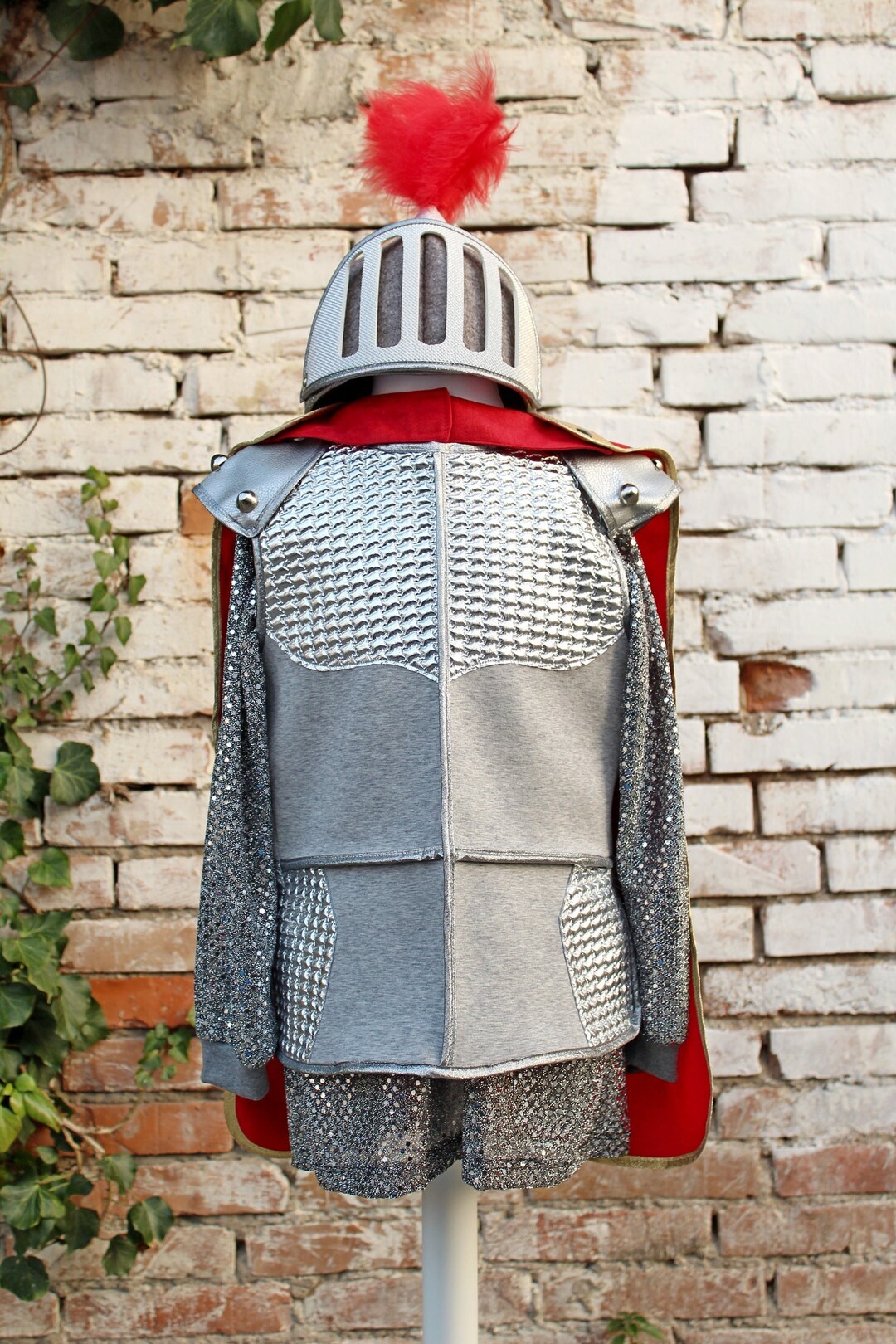 Kids Knight Costume With Knight Armor Knight Chainmail - Etsy