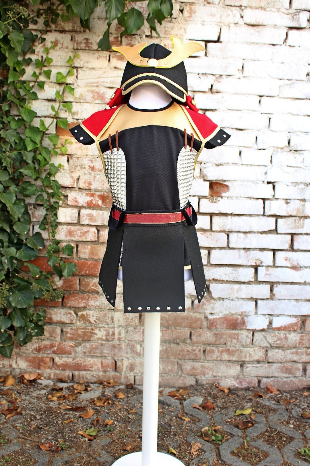 Kids Samurai Costume With Samurai Armor Belt Samurai Helmet - Etsy