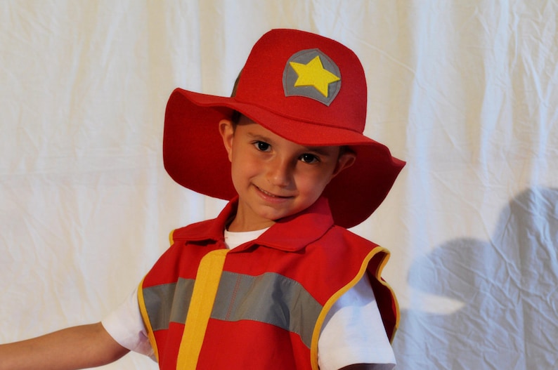 Fireman Costume for Kids, Kids Firefighter Jacket, Fireman Dress up for ...