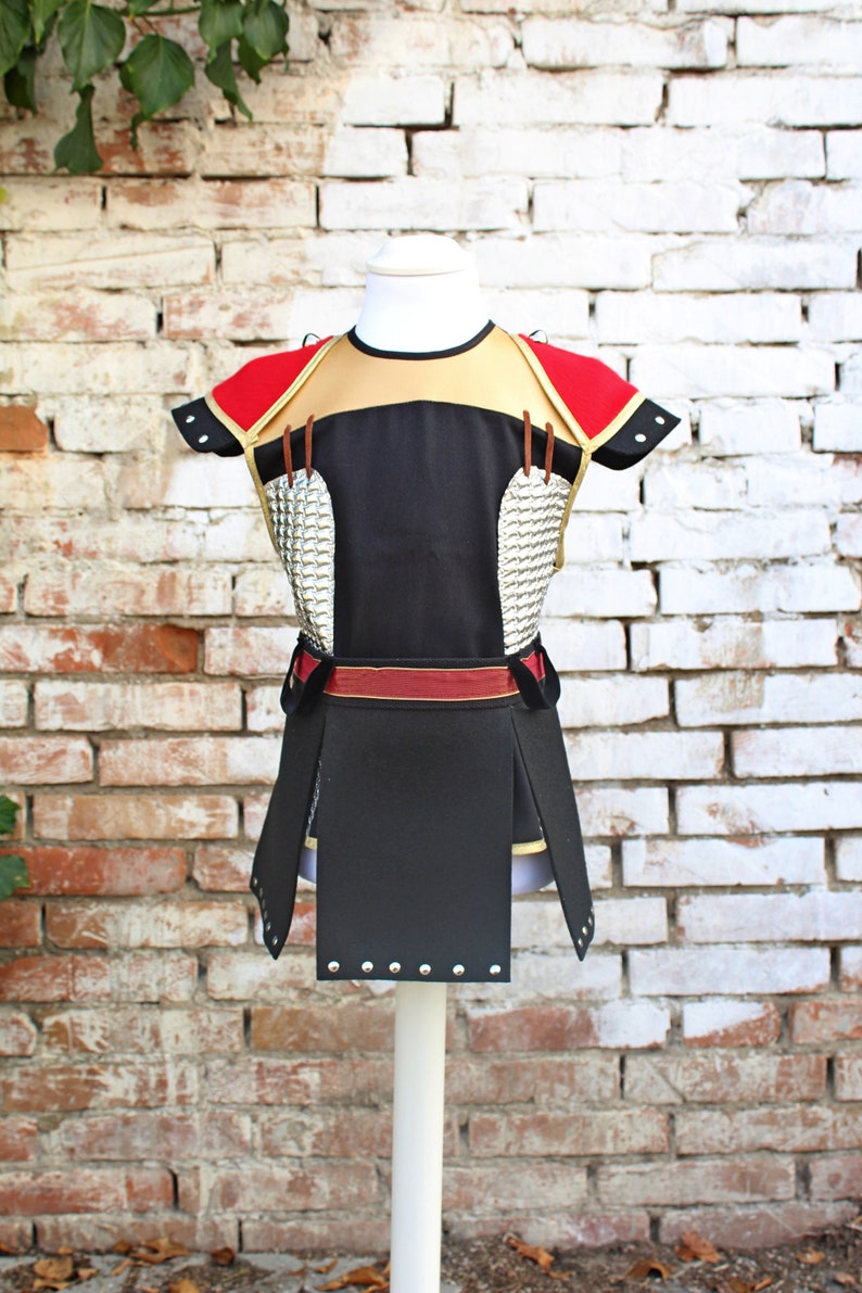 Kids Samurai Costume With Samurai Armor Belt Samurai Helmet - Etsy