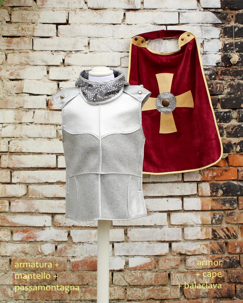 Kids Knight Costume, Complete Outfit With Knight Armor, Knight ...
