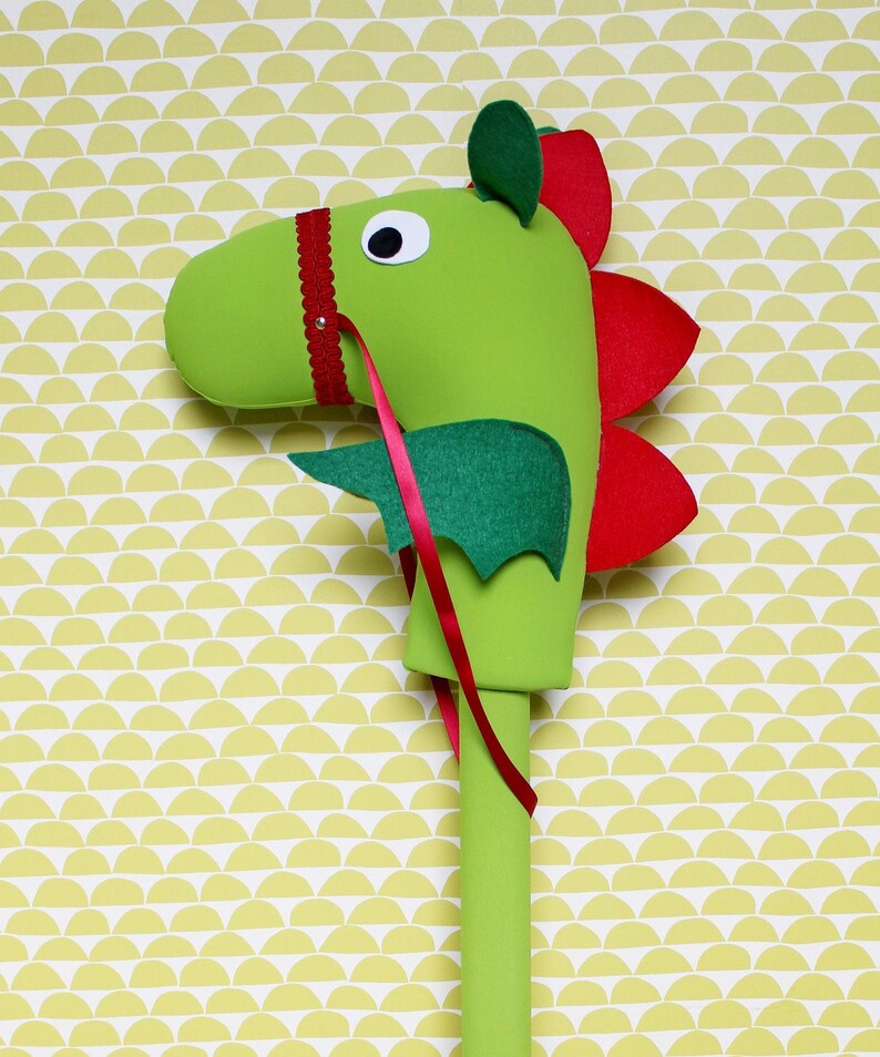 Stick Dragon Toy, Stick Horse Dragon, Stick Dinosaur to Play, Dragon to ...