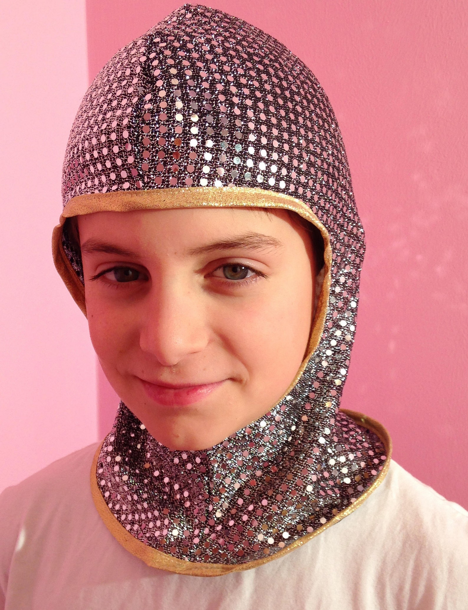 Knight Costume for Kids, Kids Knight Hood, Kids Knight Armor, Silver ...