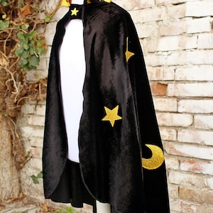 Magician Costume for Kids: Magician Cape With Stars, Magician Hat and ...