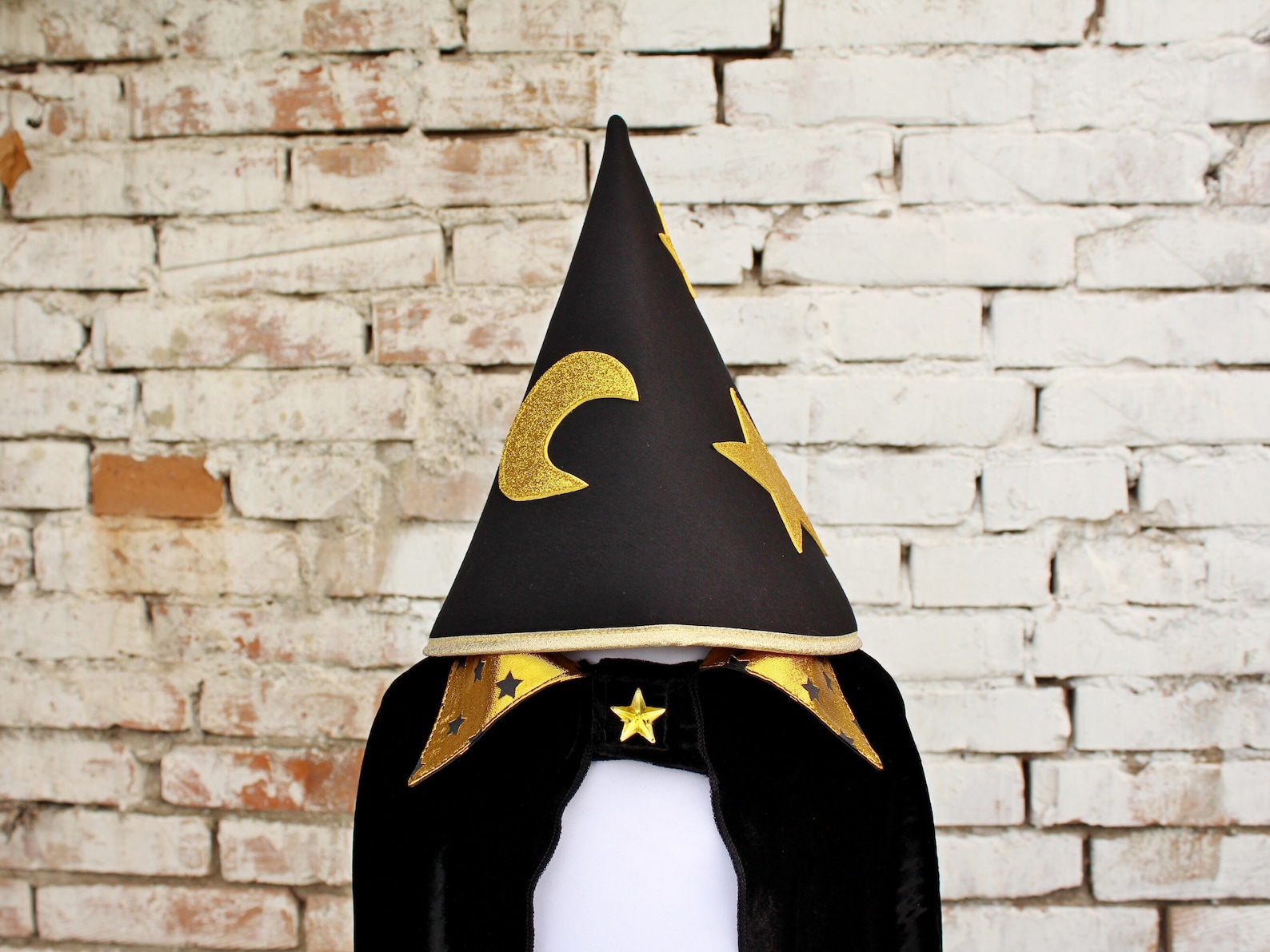 Magician Costume for Kids: Magician Cape With Stars, Magician Hat and ...