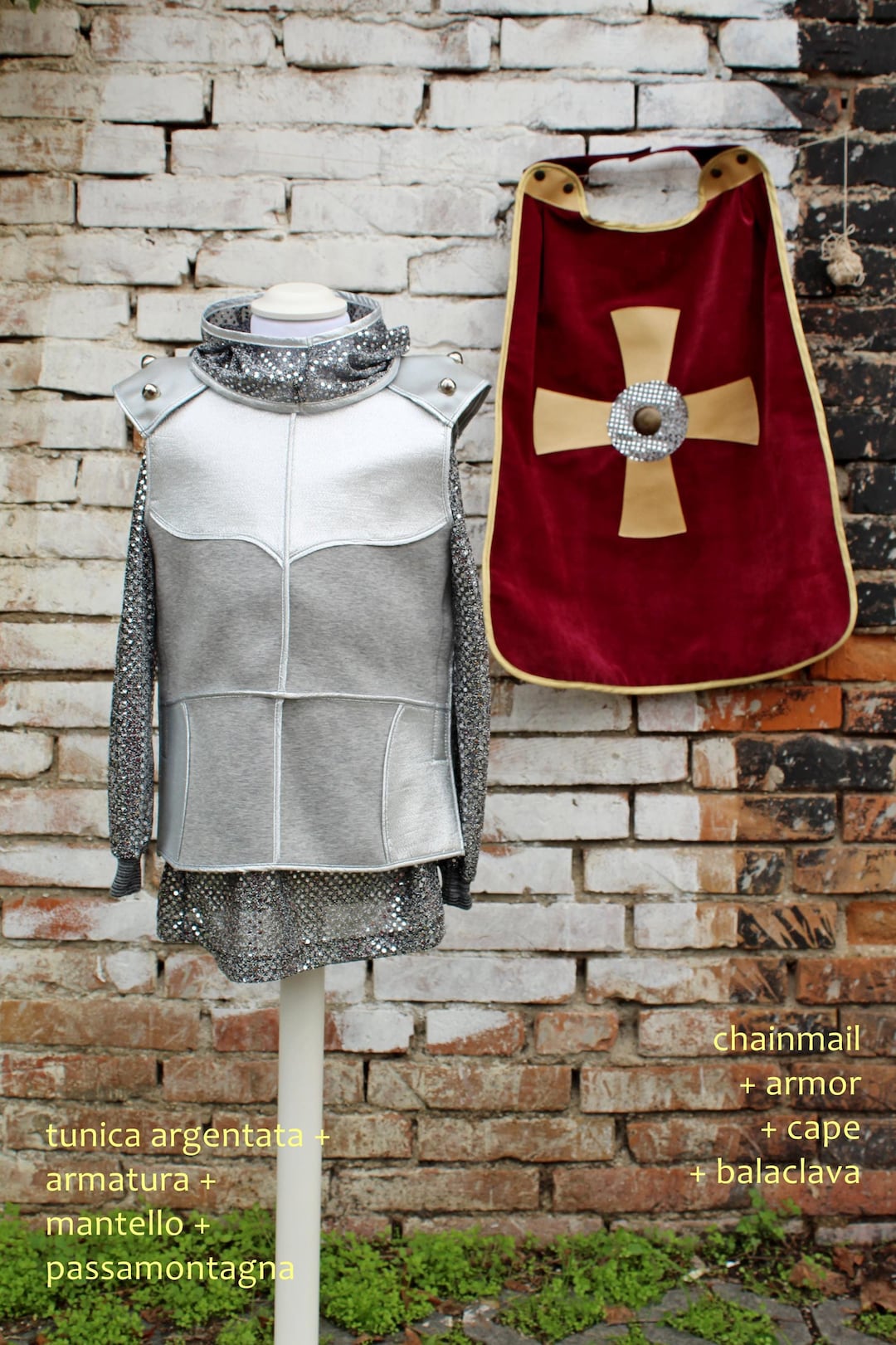 Kids Knight Costume, Complete Outfit With Knight Armor, Knight ...