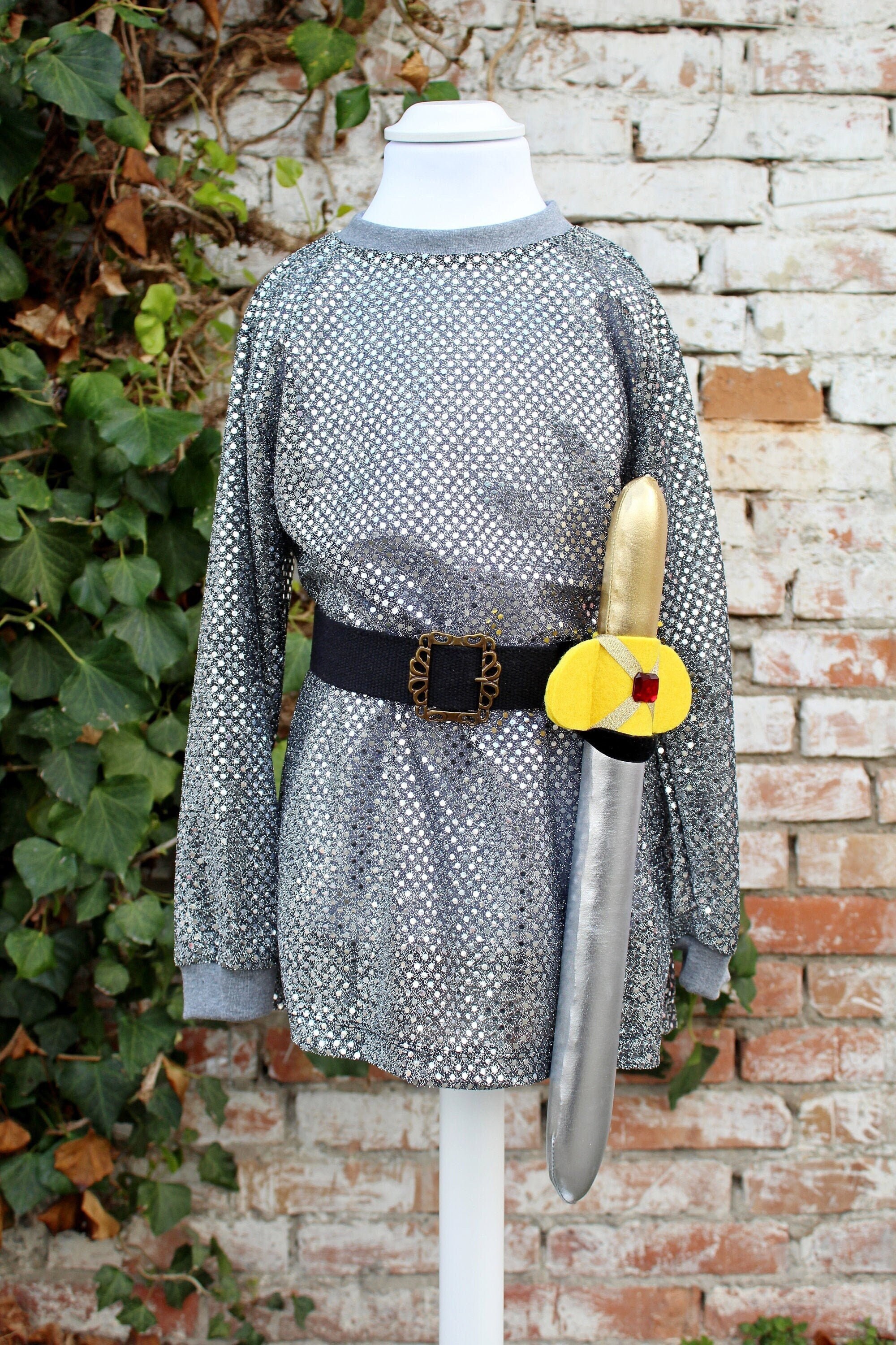 Kids Knight Costume, Kids Chainmail, Knight Dress Up, Kids Knight Armor ...
