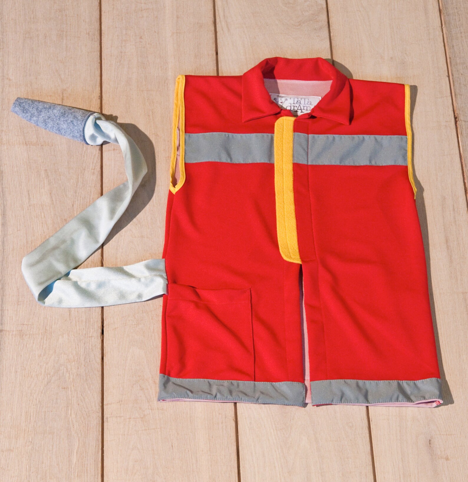 Kids Fireman Costume With Jacket Hydrant and Felt Hat Kids | Etsy