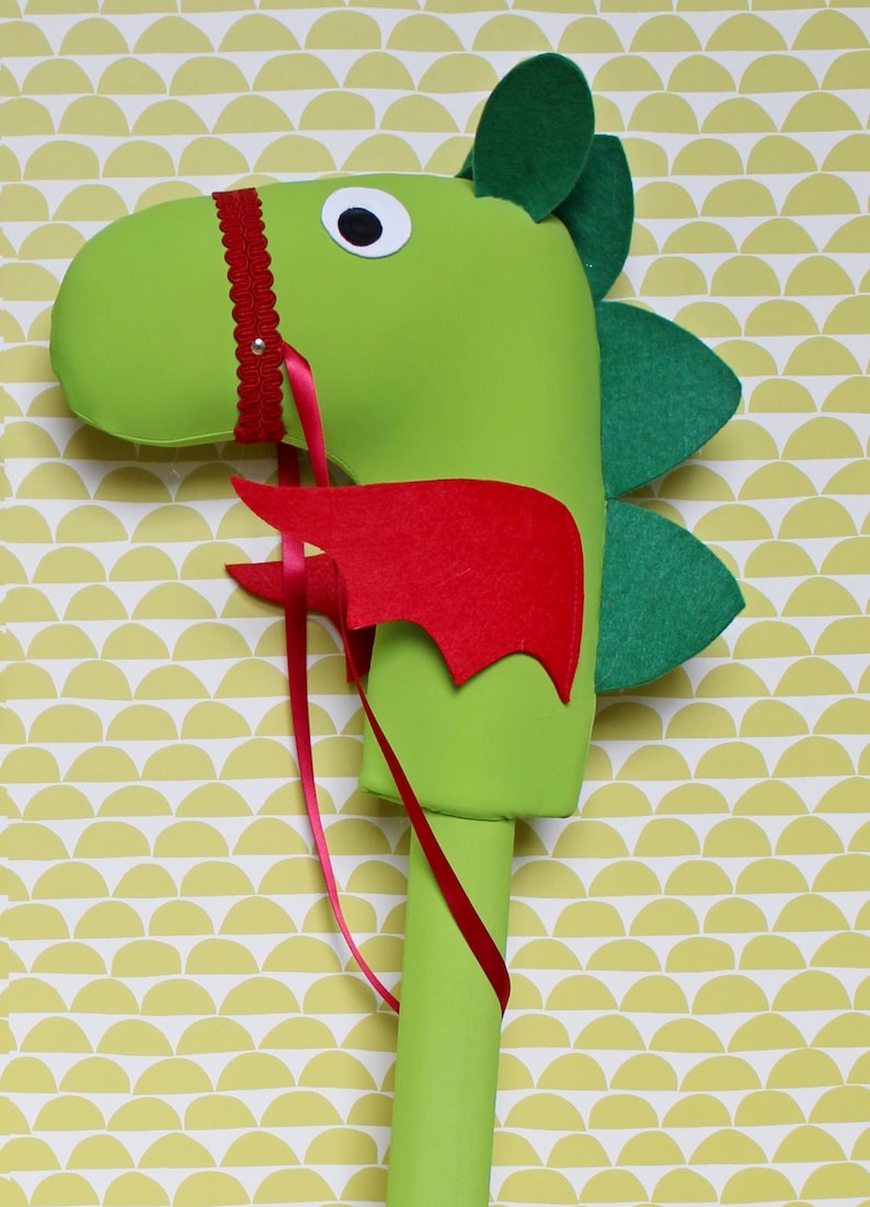 Stick Dragon Toy, Stick Horse Dragon, Stick Dinosaur to Play, Dragon to ...