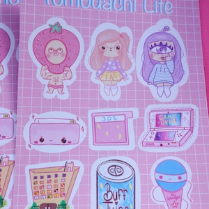 Kawaii Chibi Tomodachi Life Handmade Stickers - Etsy