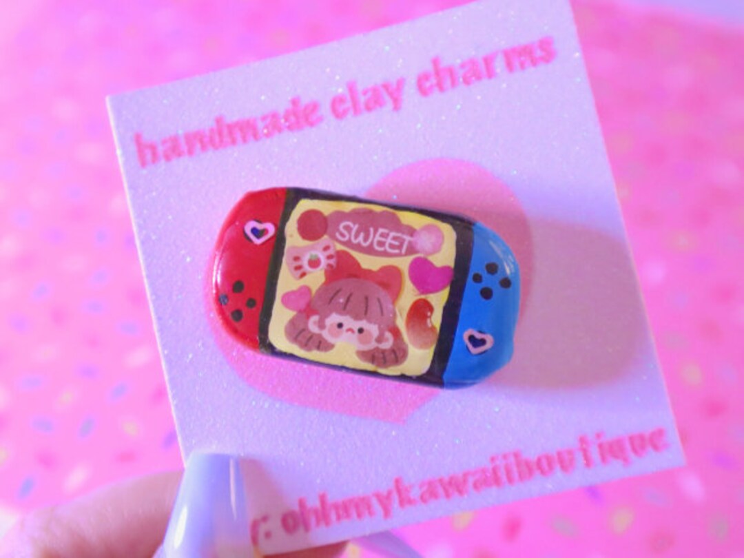 Nintendo Switch Pin | Pick One | Kawaii Polymer Clay Charm Sealed With ...