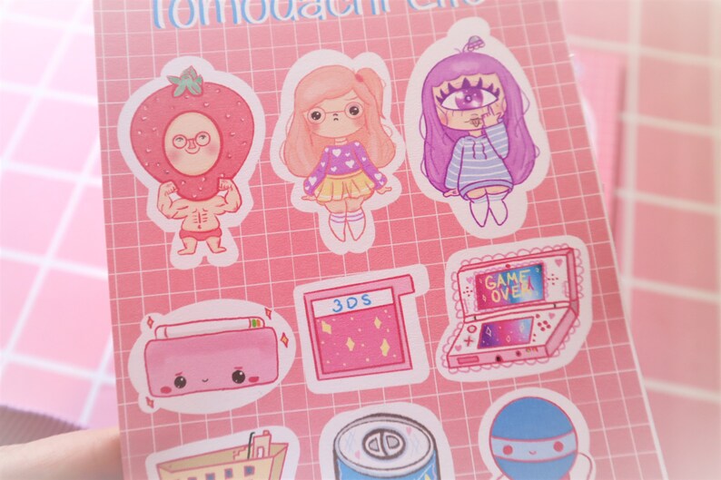 Kawaii Chibi Tomodachi Life Handmade Stickers - Etsy