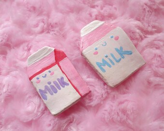 Clay Milk Pin - Etsy