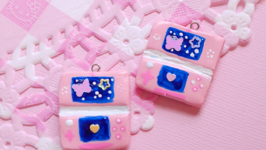 Nintendo 3DS Charm Polymer Clay Charm Nintendo 2DS Pin Gamer Jewelry - Etsy