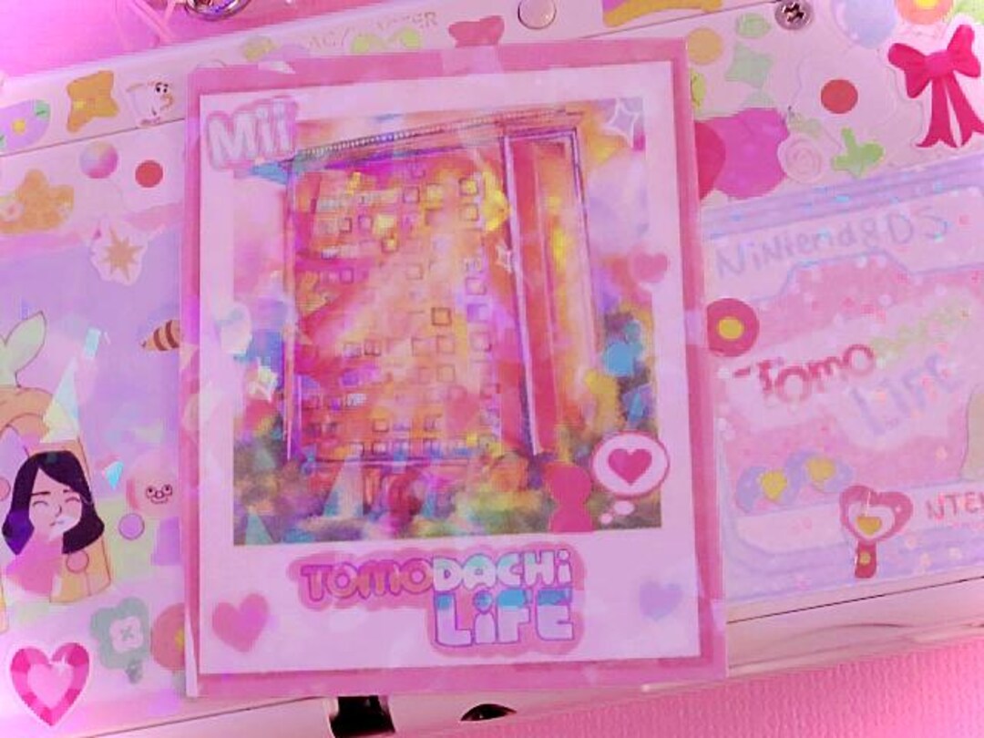 Tomodachi Life Polaroid Photo Holographic Dicut Sticker | Journal ...
