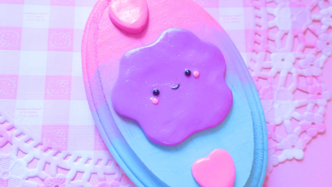 Ditto Pokemon Wooden Decor | Room Décor | Kawaii Desk Art | Handmade - Etsy