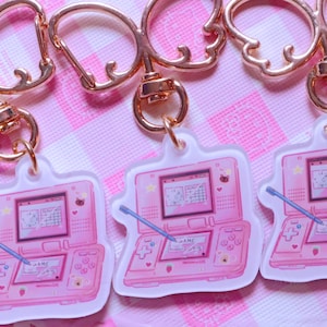 Nintendo DS Acrylic Keychain: Kawaii Cutecore Accessory - Etsy