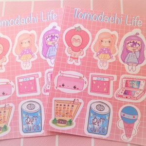 Kawaii Chibi Tomodachi Life Handmade Stickers - Etsy