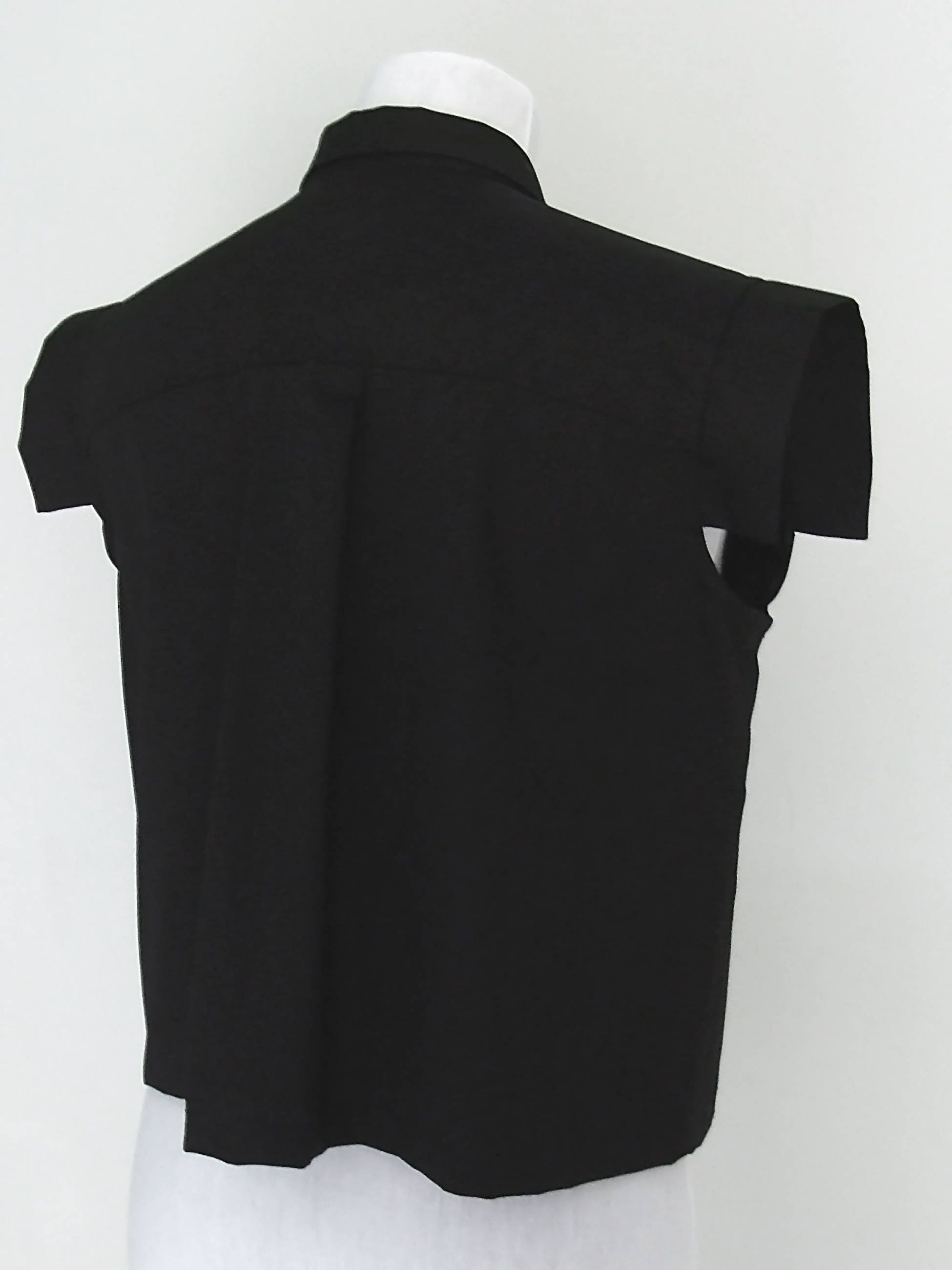 Minimal white crop button shirt modern summer sleeveless | Etsy