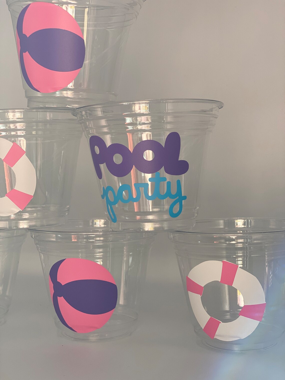 Beach Ball Party Cups, Beach Ball Birthday Bash, Beach Ball Party ...