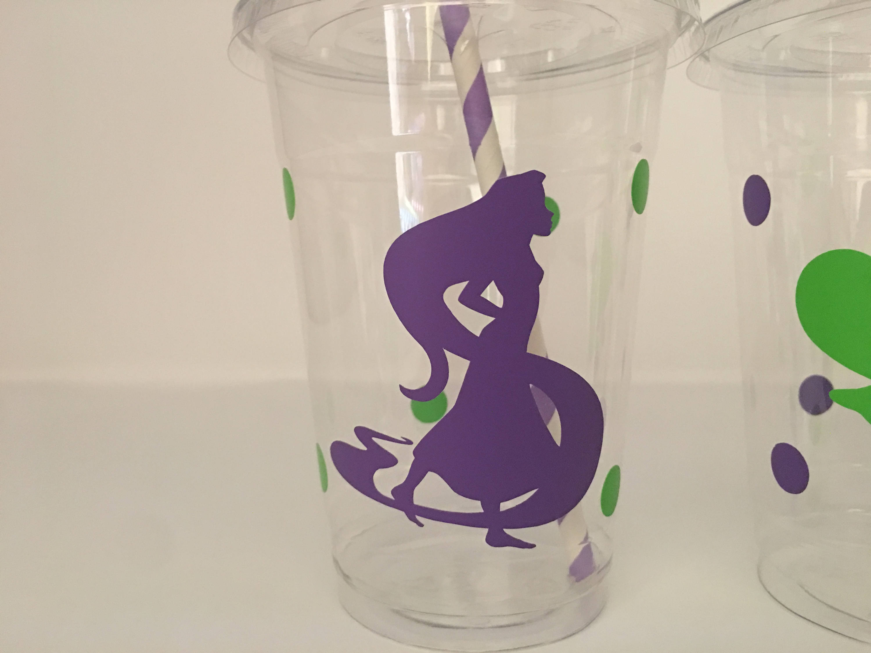 Tangled Party Cups Rapunzel Party Cups Tangled Birthday | Etsy