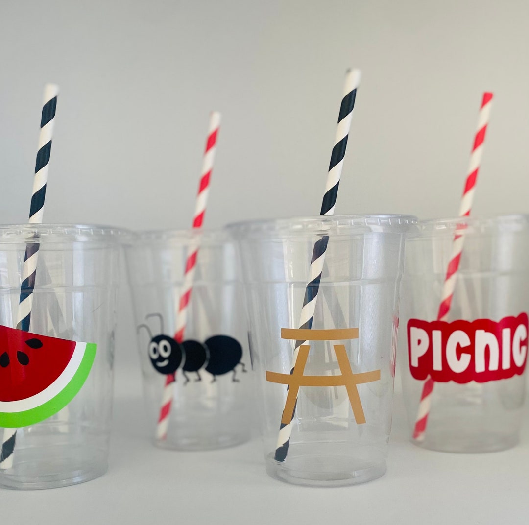 Picnic Party Cups, Picnic Birthday Part Cups, Baby Shower, Summer Party ...