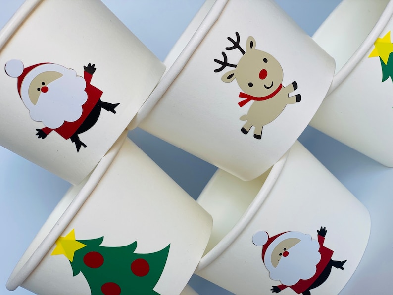 Christmas Party Snack Cups, Christmas Birthday Party, Winter Party ...