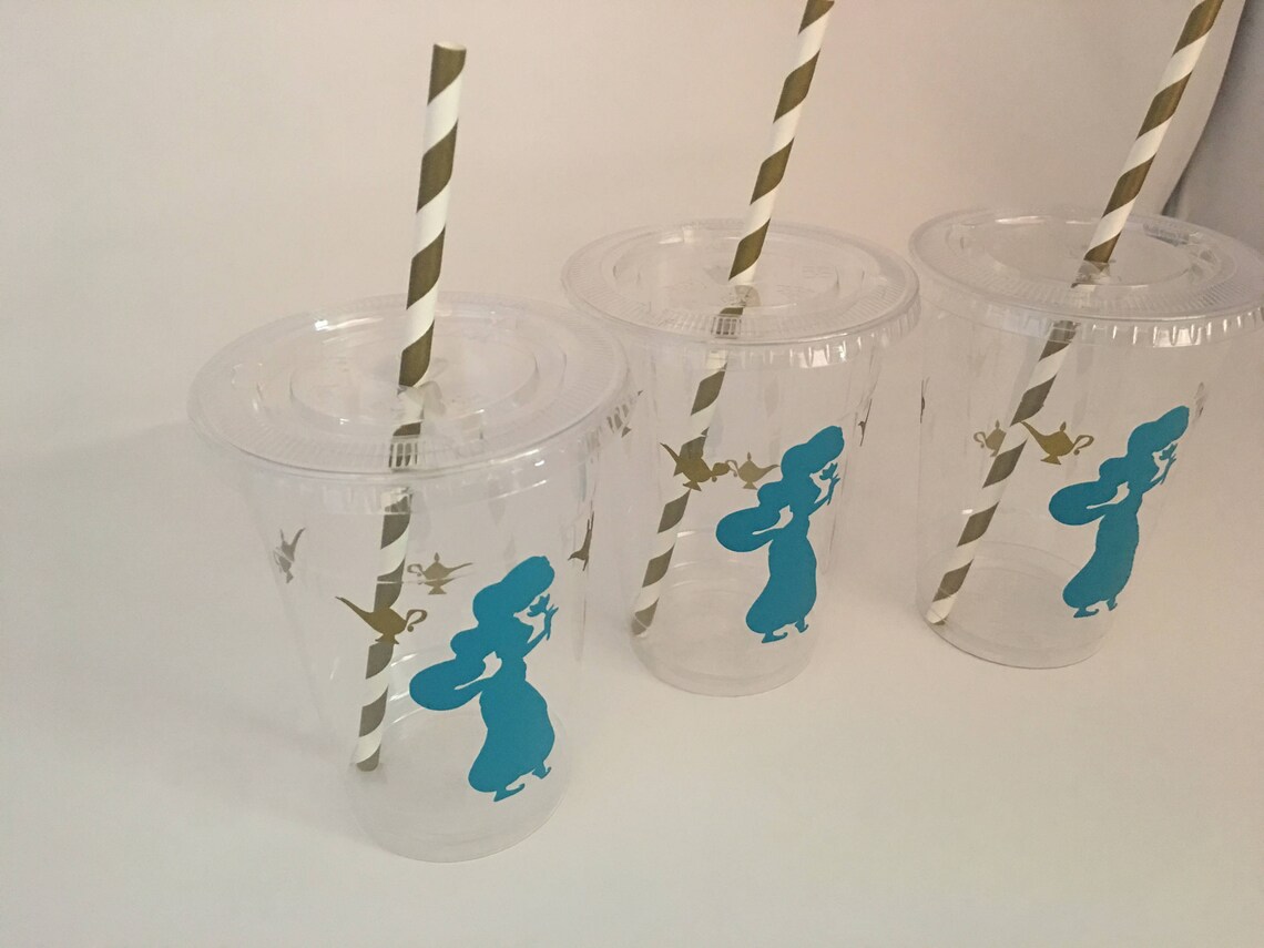 Aladdin Party Cups Jasmine Party Cups Arabian Nights Jasmine - Etsy