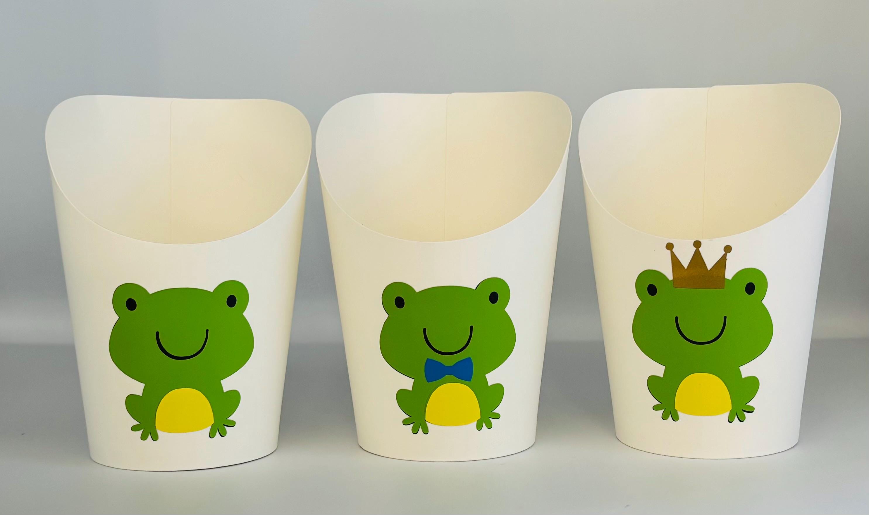 Frog Party Cups, Frog Birthday Party Cups, Frog Party Favor Cups, Royal ...
