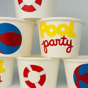 Beach Ball Party Cups, Beach Ball Birthday Bash, Beach Ball Party ...