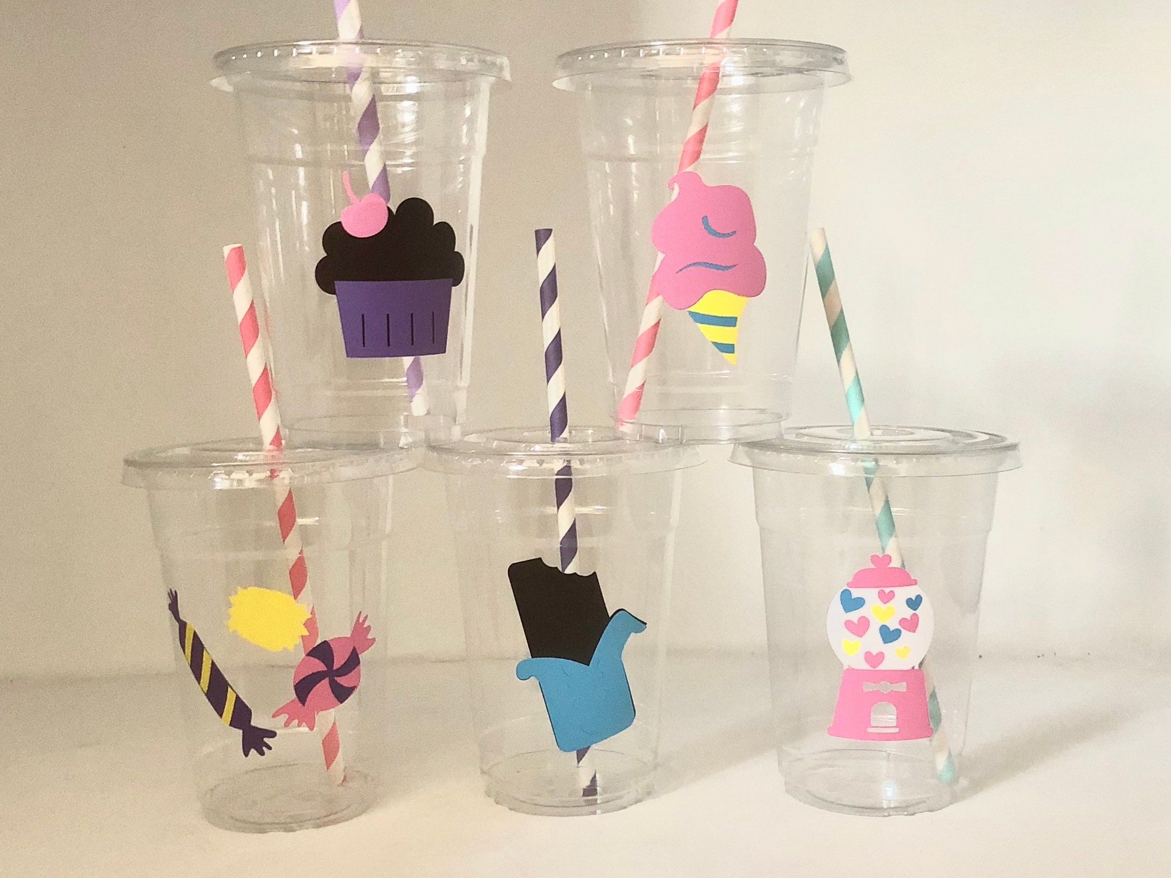 Candy Party Cups Candy Birthday Party Cups Sweet Treat Party - Etsy