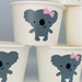 Koala Party Snack Cups, Koala Birthday Party Favors, Koala Baby Shower ...