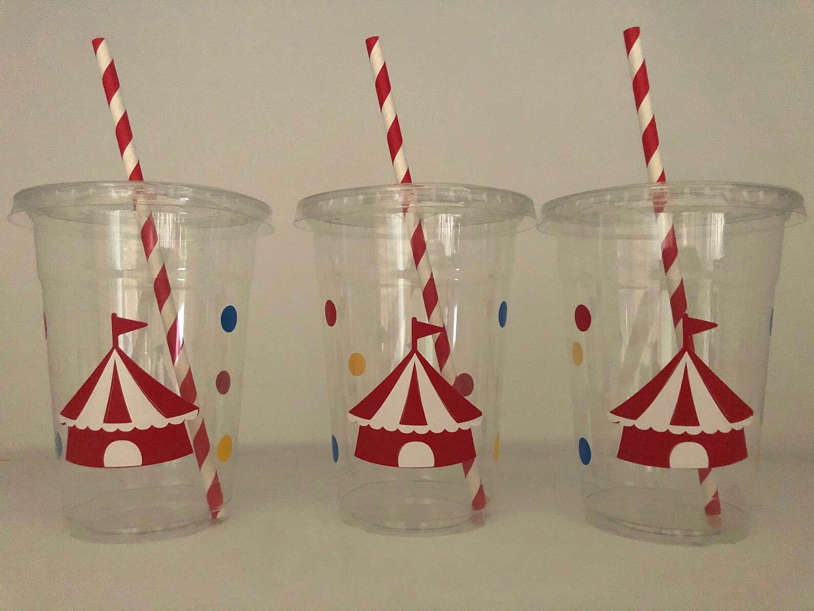 Girl Circus Party Cups,pink Carnival Party Cups, Pink Circus Birthday ...