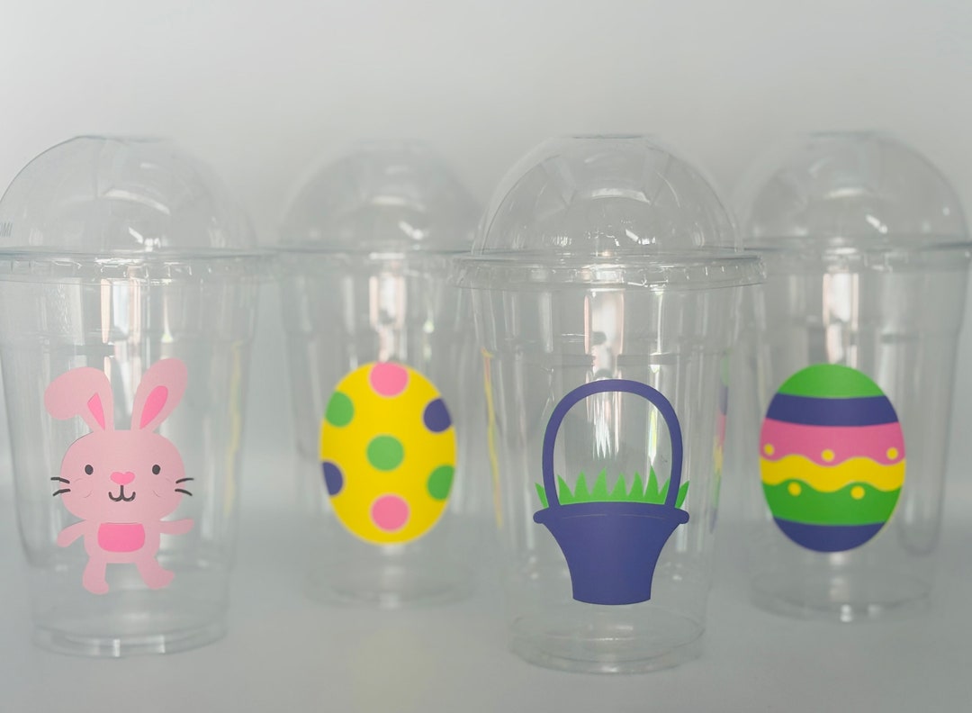 Easter Party Cups, Easter Birthday Party Cups, Easter Egg Hunt Party ...