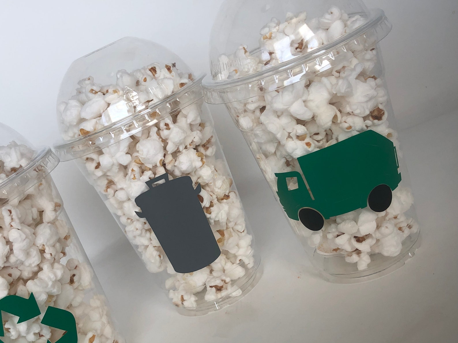 Garbage Party Popcorn Cups Garbage Truck Party Garbage Truck - Etsy