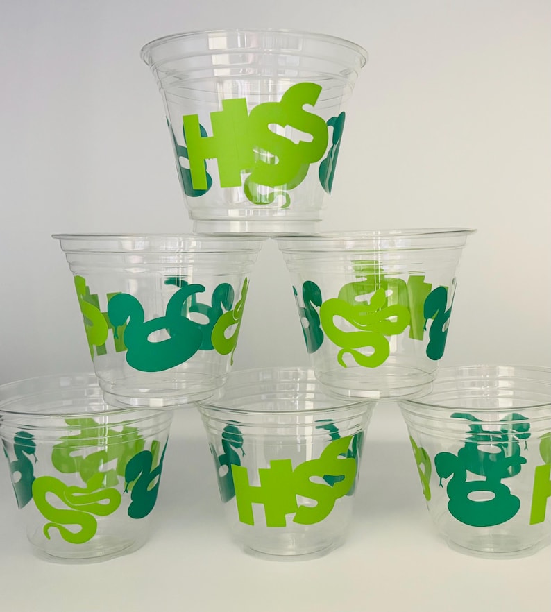 Snake Party Cups, Snake Birthday Party Cups, Snake Party Supplies ...