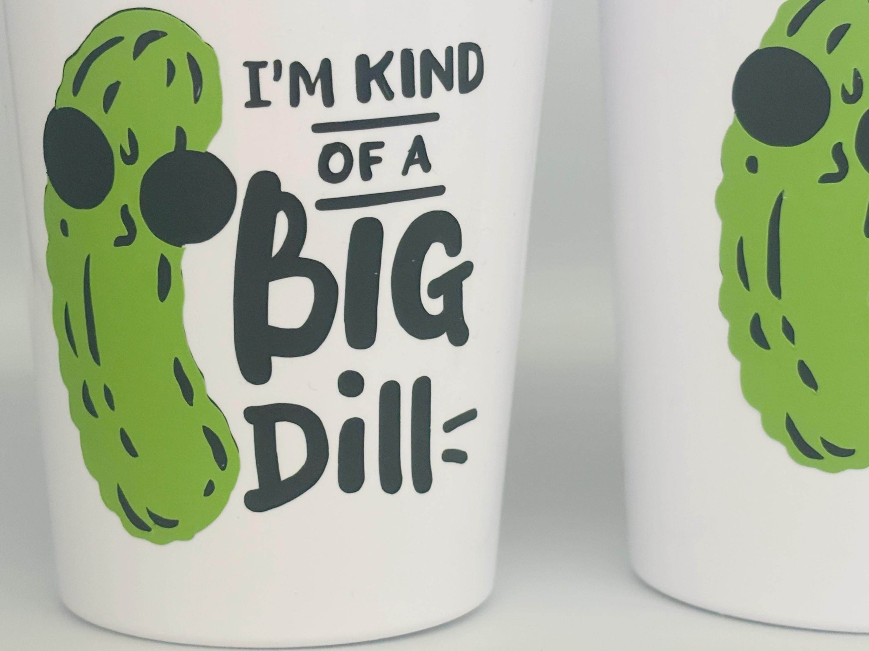 Pickle Party Cups, Kind of a Big Dill, Pickle Party Favors, Reusable ...