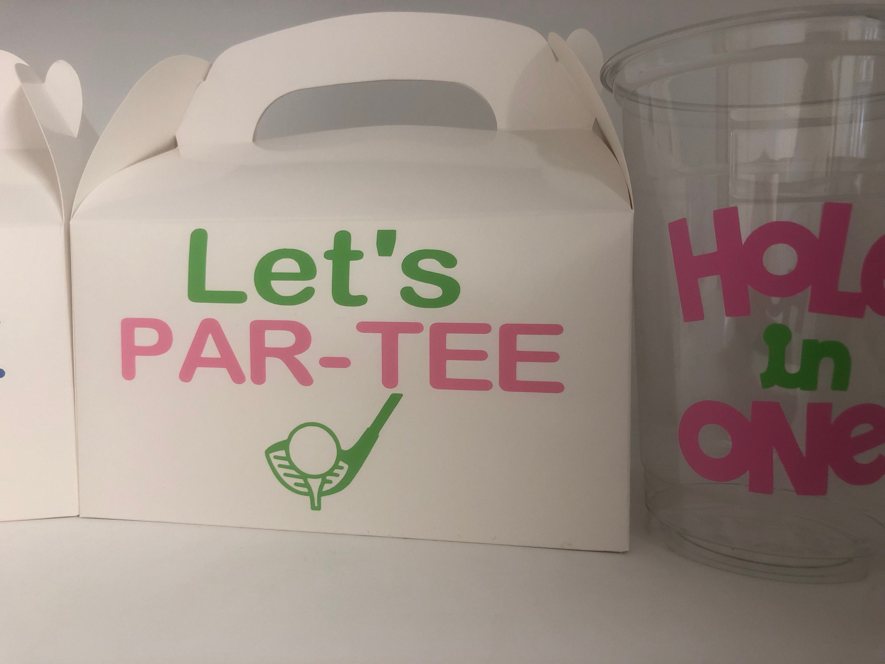 Golf Party Favor Boxes, Golf Birthday Party Supplies, Golf Party Gift ...