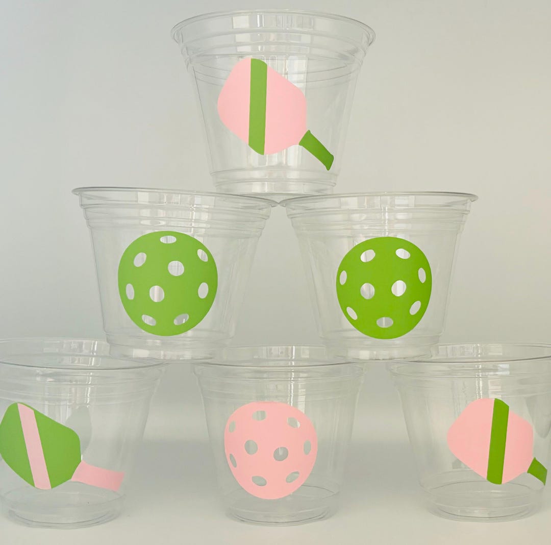 Pickleball Party Cups, Pickleball Birthday Party, Pickleball Party ...