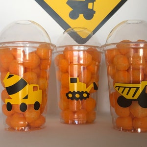 Construction Party Cups, Construction Birthday Party Cups, Construction ...