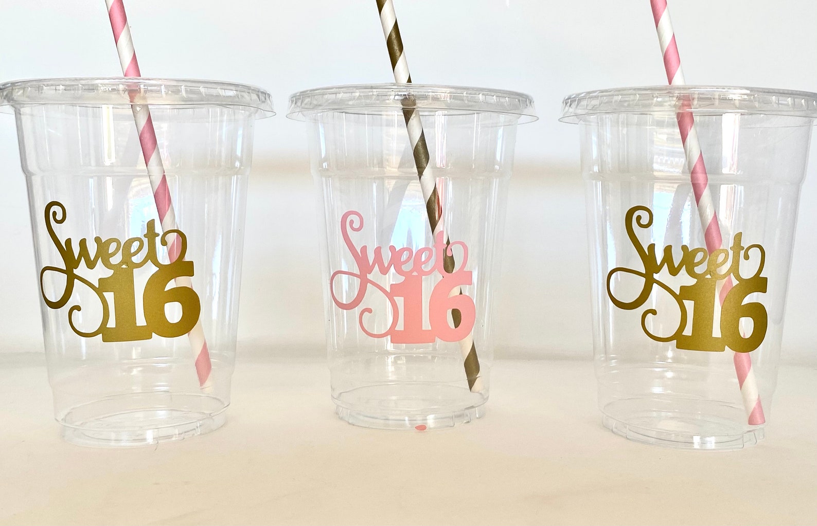 Sweet Sixteen Party Cups Sweet 16 Party Cups Sweet Sixteen - Etsy