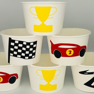 Car Party Cups,fast One, Race Car Party Cups, Race Car Birthday Party ...