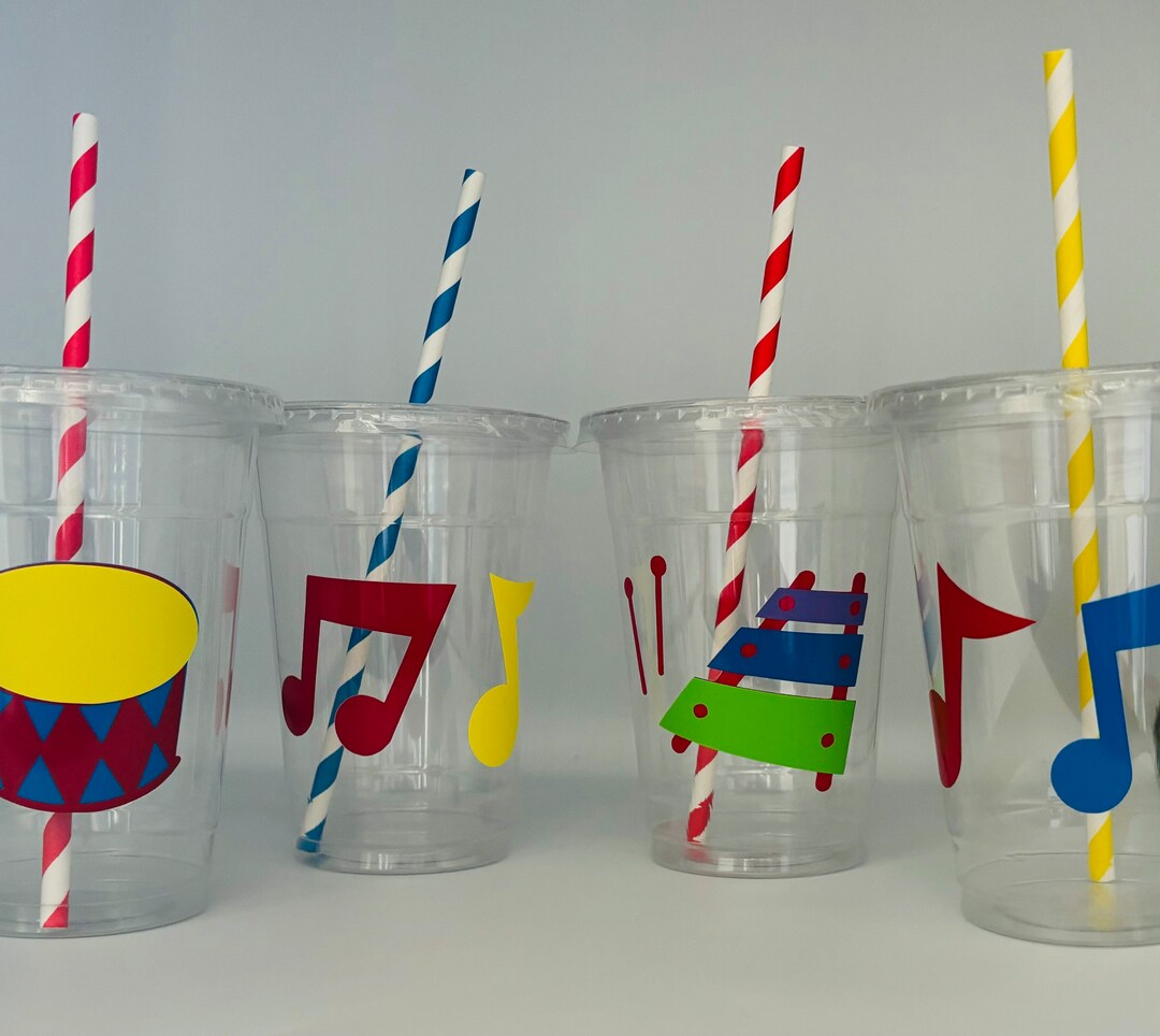 Music Party Cups, Music Birthday Cups,party Favors, Music Party ...