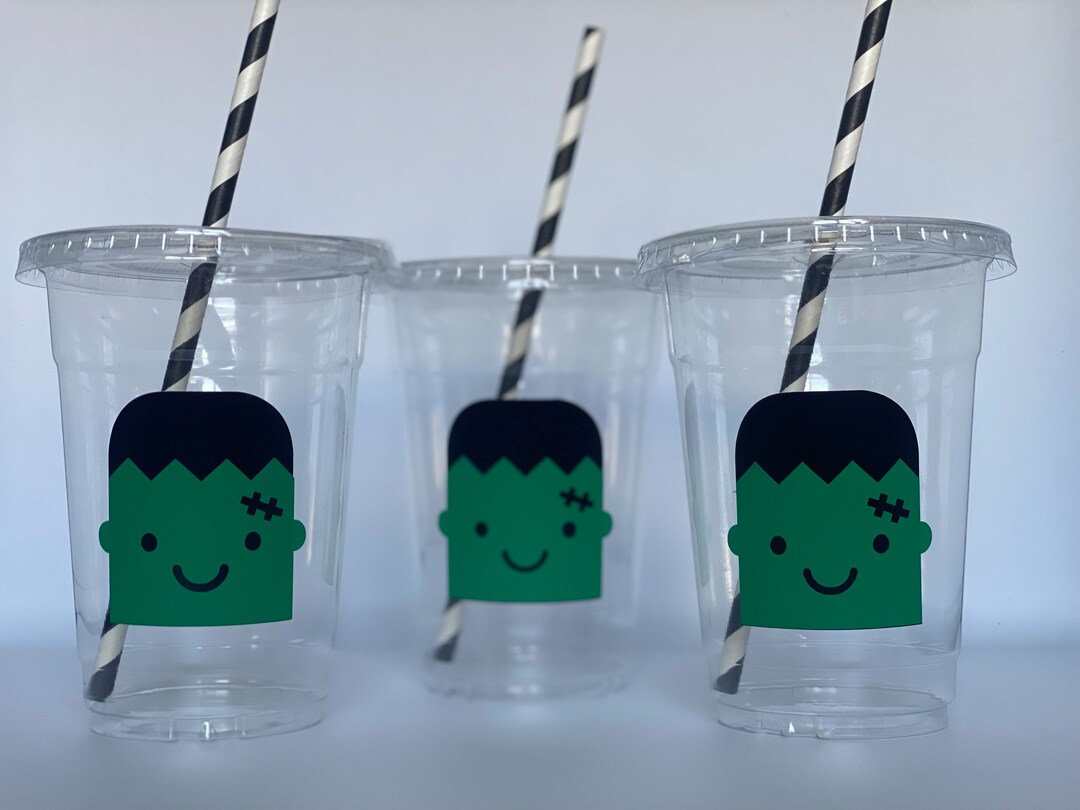 Frankenstein Party Cups, Halloween Birthday, Halloween Party Supplies ...